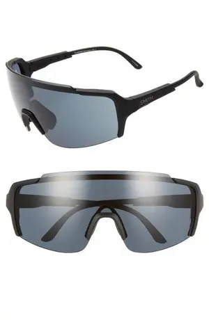 SMITH Flywheel 160mm Chromapop™ Shield Sunglasses - Matte Black/ Black