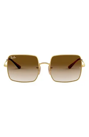 Ray-ban Ray-Ban Wayfarer Folding Sunglasses Gold / Brown Gradient