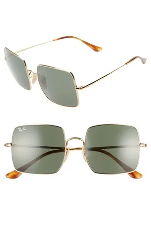 Ray-ban Ray-Ban Wayfarer Folding Sunglasses Gold/ Grey Solid