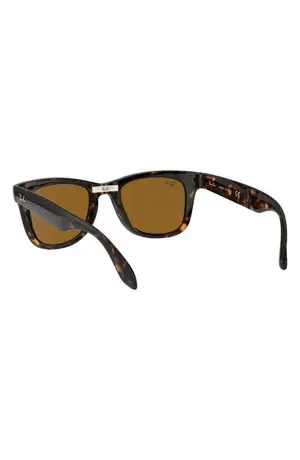 Ray-ban Wayfarer Folding Sunglasses - Light Havana