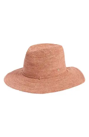 Helen Kaminski Helen Kaminski Desmonda Raffia Fedora Peony