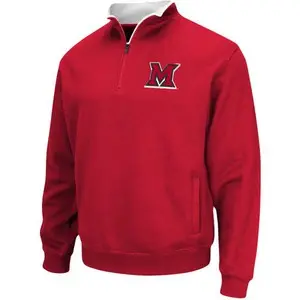 COLOSSEUM Miami University Redhawks Tortugas Logo Quarter-zip Jacket - Red