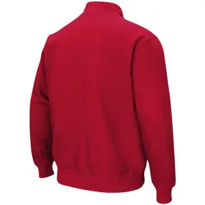 COLOSSEUM Miami University Redhawks Tortugas Logo Quarter-zip Jacket - Red