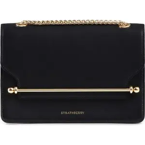 Strathberry Stylist Leather Shoulder Bag - Black