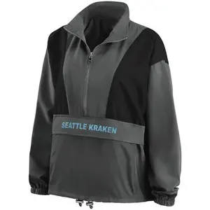 WEAR BY ERIN ANDREWS Seattle Kraken Half-zip Jacket