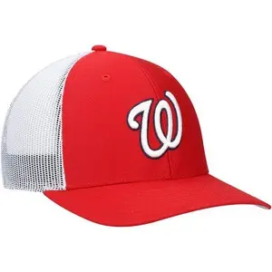 '47 White Washington Nationals Primary Logo Trucker Snapback Hat