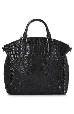 Brahmin Large Duxbury Embossed Leather Satchel