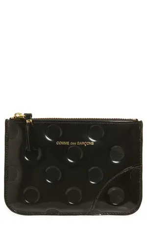 Comme Des Garçons Dot Embossed Pouch