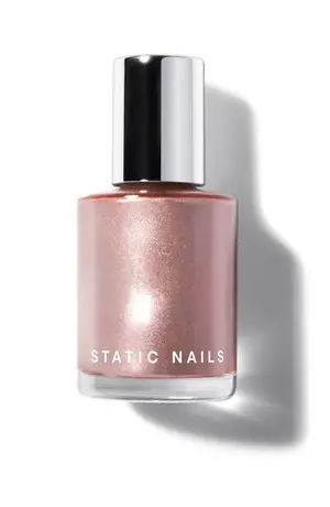 STATIC NAILS Liquid Glass Nail Polish Rose Gold Edit