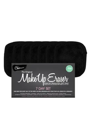 THE ORIGINAL MAKEUP ERASER 7-day Makeup Eraser Set With Laundry Bag Chic Black