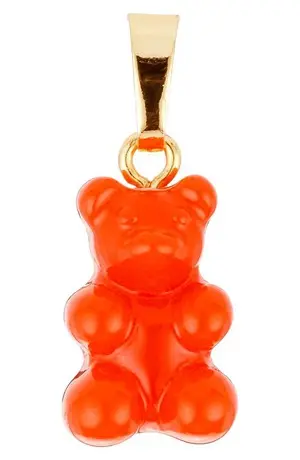 CRYSTAL HAZE Nostalgia Bear Pendant Red