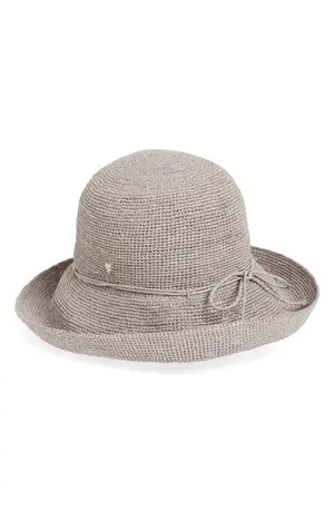 Helen Kaminski Provence 10 Packable Raffia Hat Eclipse Melange