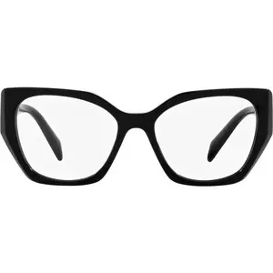 Prada 52mm Cat Eye Optical Glasses - Black