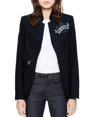 Zadig&Voltaire Very Bis Blazer - Navy