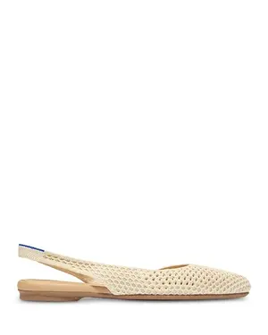 Rothy's Shuv Clog Mules - Off White Mesh