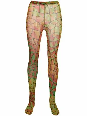 Emilio Pucci Tartuca-print Tights