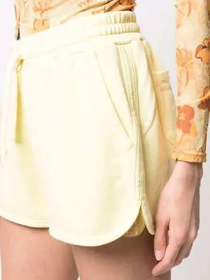 Red Valentino Drawstring-waist Track Shorts - Yellow