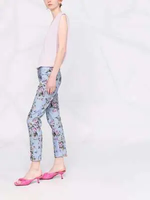 Dsquared2 Floral Print Skinny Trousers