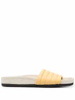 Isabel Marant Étoile Shellea Padded Slides - Yellow