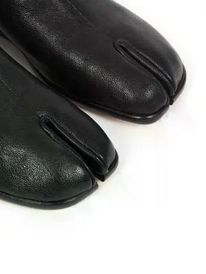 MAISON MARGIELA Tabi Leather Babouche Shoes - Black