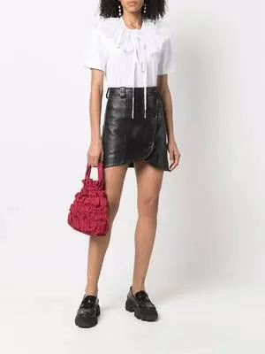 PATOU Detachable Lace-collar T-shirt