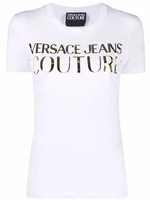 Versace Logo-print T-shirt - White