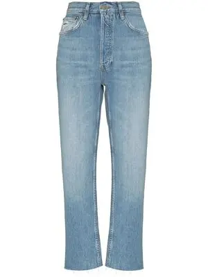RE/DONE 70s Stone Pipe Straight-leg Jeans - Blue