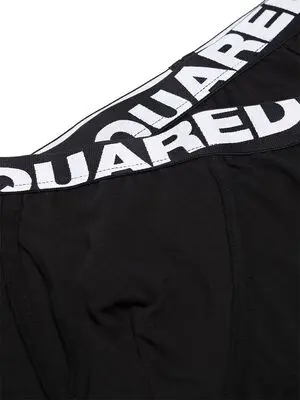 Dsquared2 Logo-waistband Pack Of Two Boxer Shorts