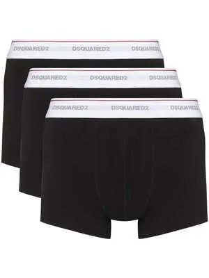 Dsquared2 Logo-waistband Boxer Shorts - Black