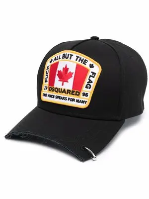 Dsquared2 Logo-patch Cap - Black