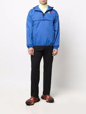Play Comme Des Garcon X K-way Pullover Hooded Jacket