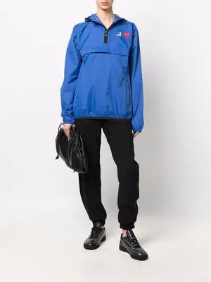 Play Comme Des Garcon X K-way Pullover Hooded Jacket