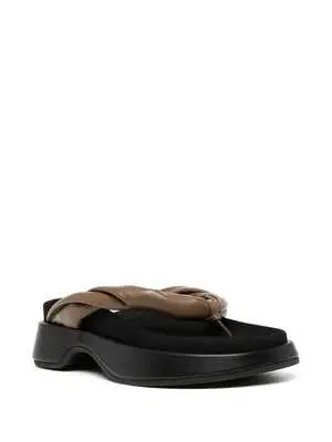 REIKE NEN Twisted-strap Platform Flip Flops