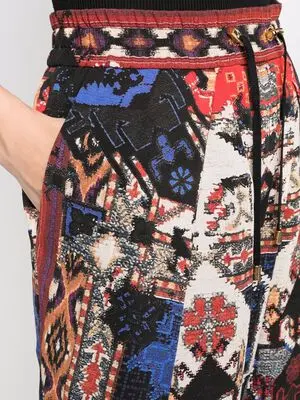Balmain Abstract Pattern Cropped Trousers