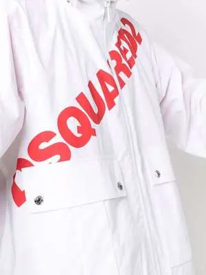 Dsquared2 Logo-print Cargo-pocket Hoodie