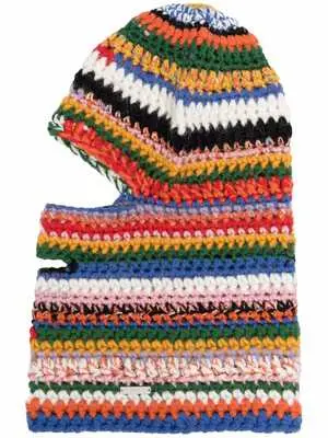 Dsquared2 Colour-block Knitted Balaclava