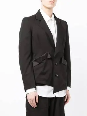 SULVAM Asymmetric Single-breasted Blazer