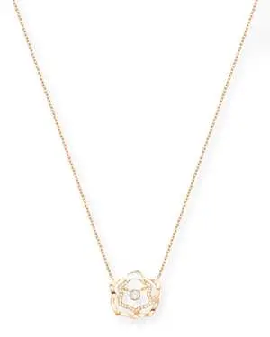 PIAGET Rose 18k Rose Gold Diamond Necklace - One-color