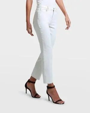 L & APOS;AGENCE L'agence Sada High-rise Slim Jeans - Macadamia