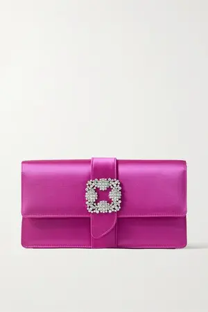 Manolo Blahnik Silver Tone Clutches