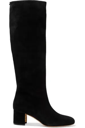 FERRAGAMO Vetto Suede Knee Boots
