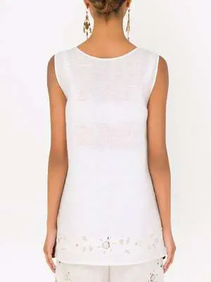 Dolce & Gabbana Embroidered Linen Tunic