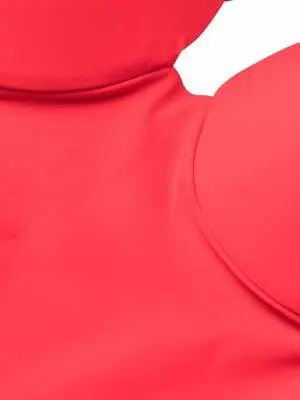 Magda Butrym Retro Bustier Swimsuit - Red