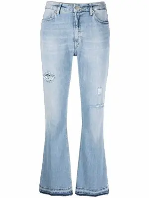 DONDUP Mid-rise Flared Jeans - Blue