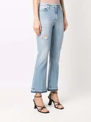 DONDUP Mid-rise Flared Jeans - Blue