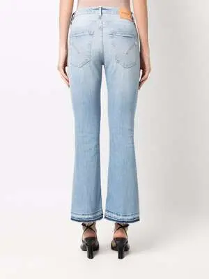 DONDUP Mid-rise Flared Jeans - Blue