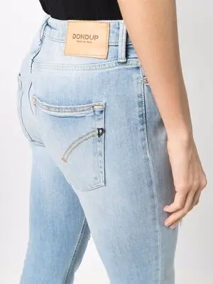DONDUP Mid-rise Flared Jeans - Blue