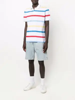 Paul & Shark Striped Short-sleeve Polo Shirt