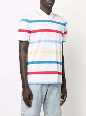 Paul & Shark Striped Short-sleeve Polo Shirt