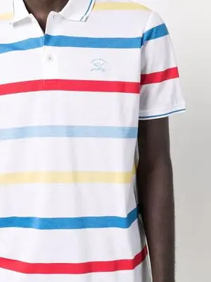 Paul & Shark Striped Short-sleeve Polo Shirt